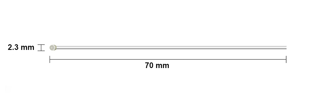 SILICONE GEL STICKY SWAB 2.3mm. - baobaothailand