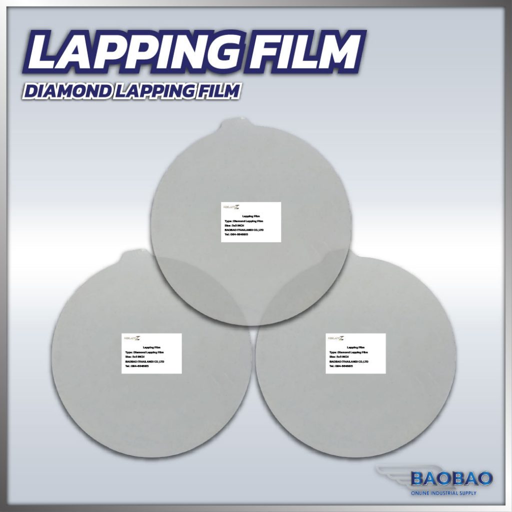 Diamond Lapping Film 0.5 Micron ขนาด 5x5 นิ้ว | BAOBAO