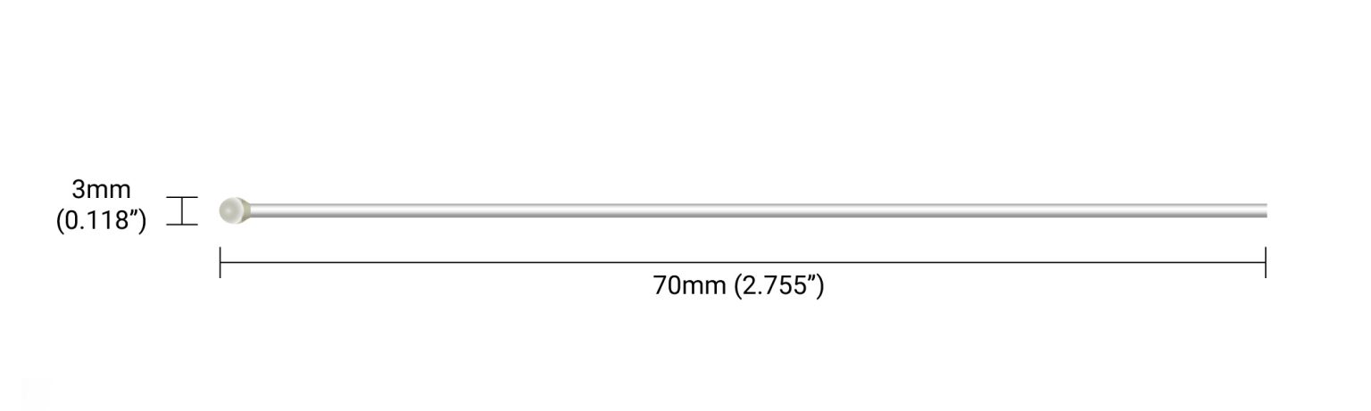 SILICONE GEL STICKY SWAB 3 mm. - baobaothailand